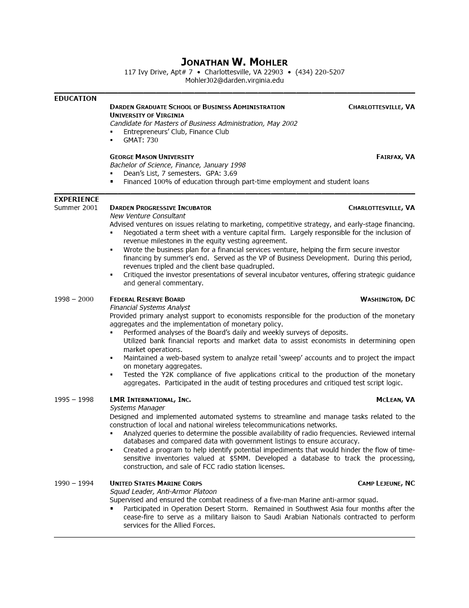 Sample Resume Template Free Resume Examples With Resume Writing Tips